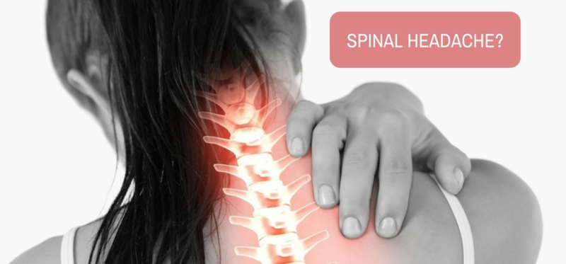 I have a headache after spinal anesthesia. Please help.
