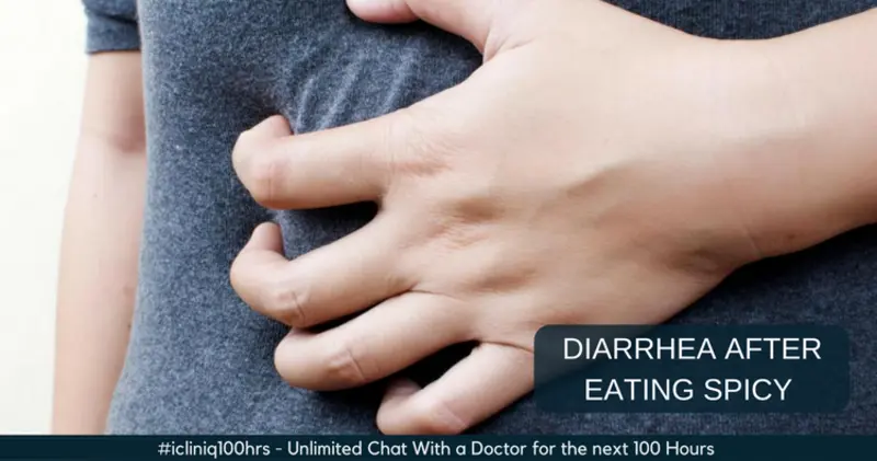 Why do I have diarrhea after eating spicy food?