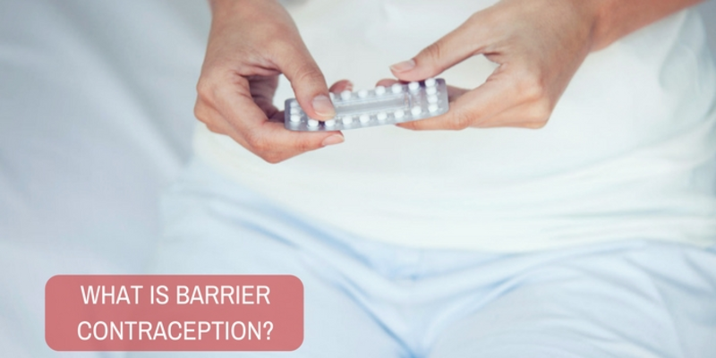What does barrier contraception mean?